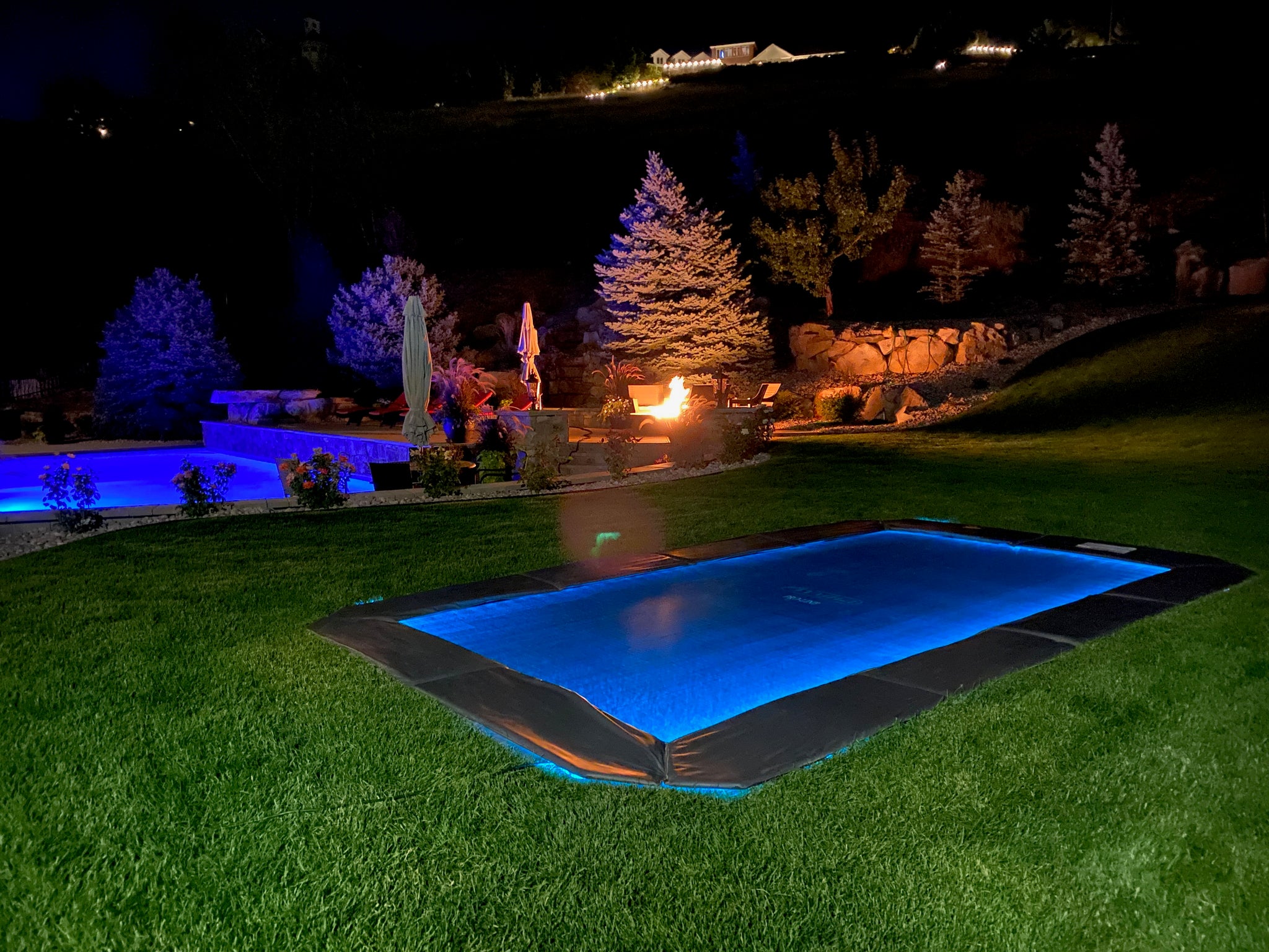 LED Trampoline Lights & Lighting System – In-ground Trampolines