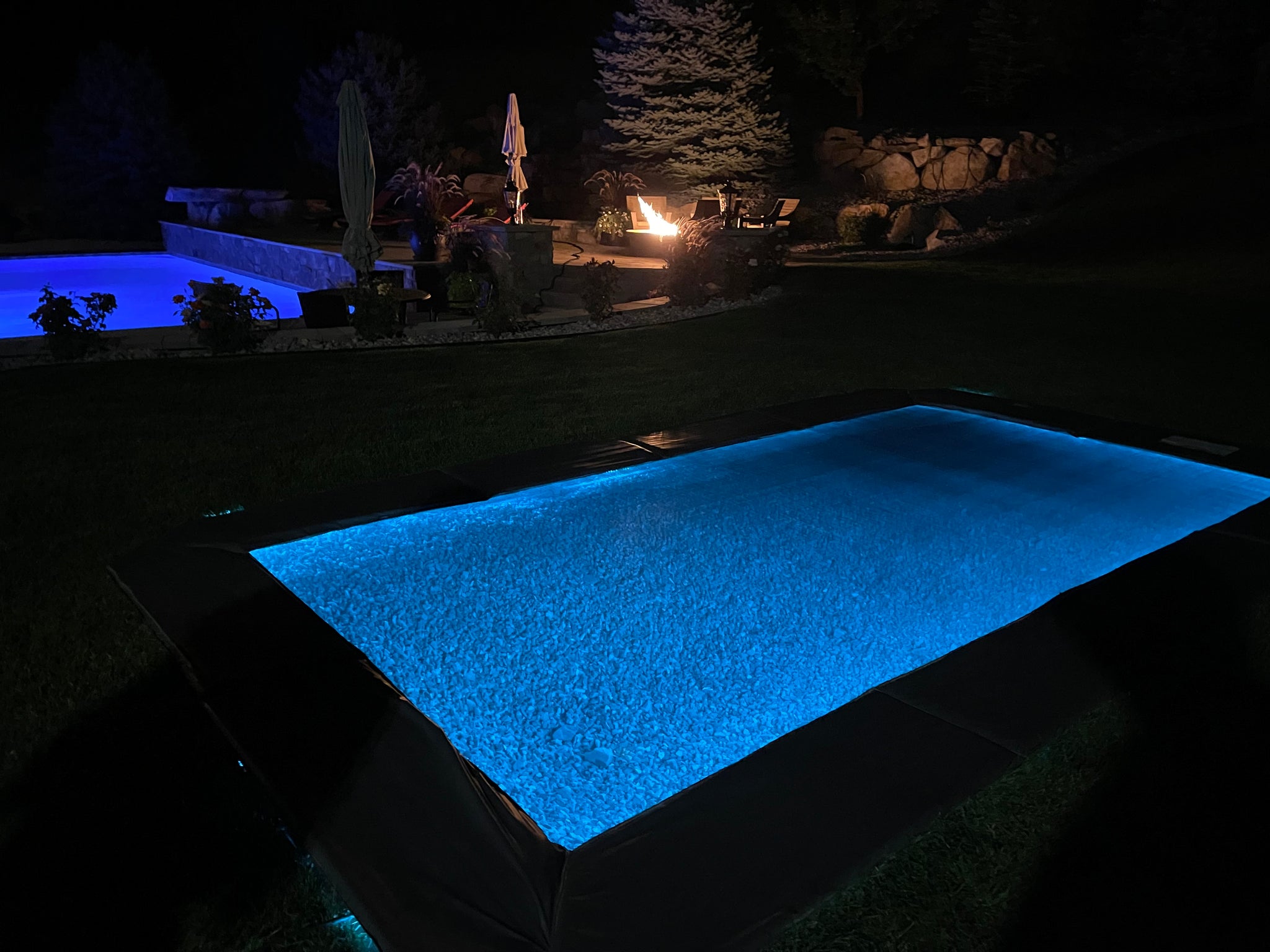 LED Trampoline Lights & Lighting System | In-Ground Trampolines